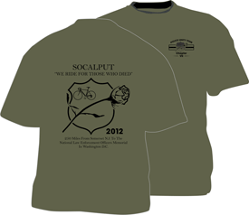 PUT-Military-Green-tshirt | Police Unity Tour - Southern California ...